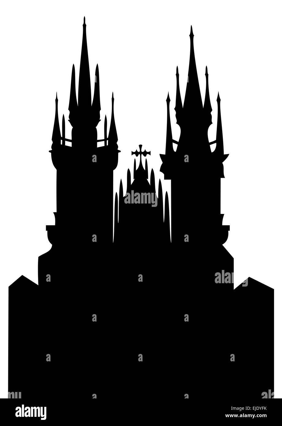 Famous church lady landmark Stock Vector Images - Alamy