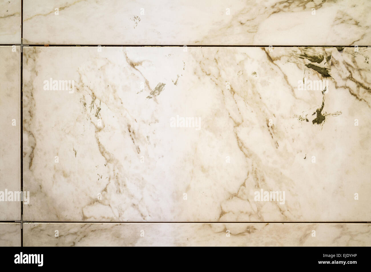 White, gray marble like ceramic tile repairement, top view Stock Photo ...