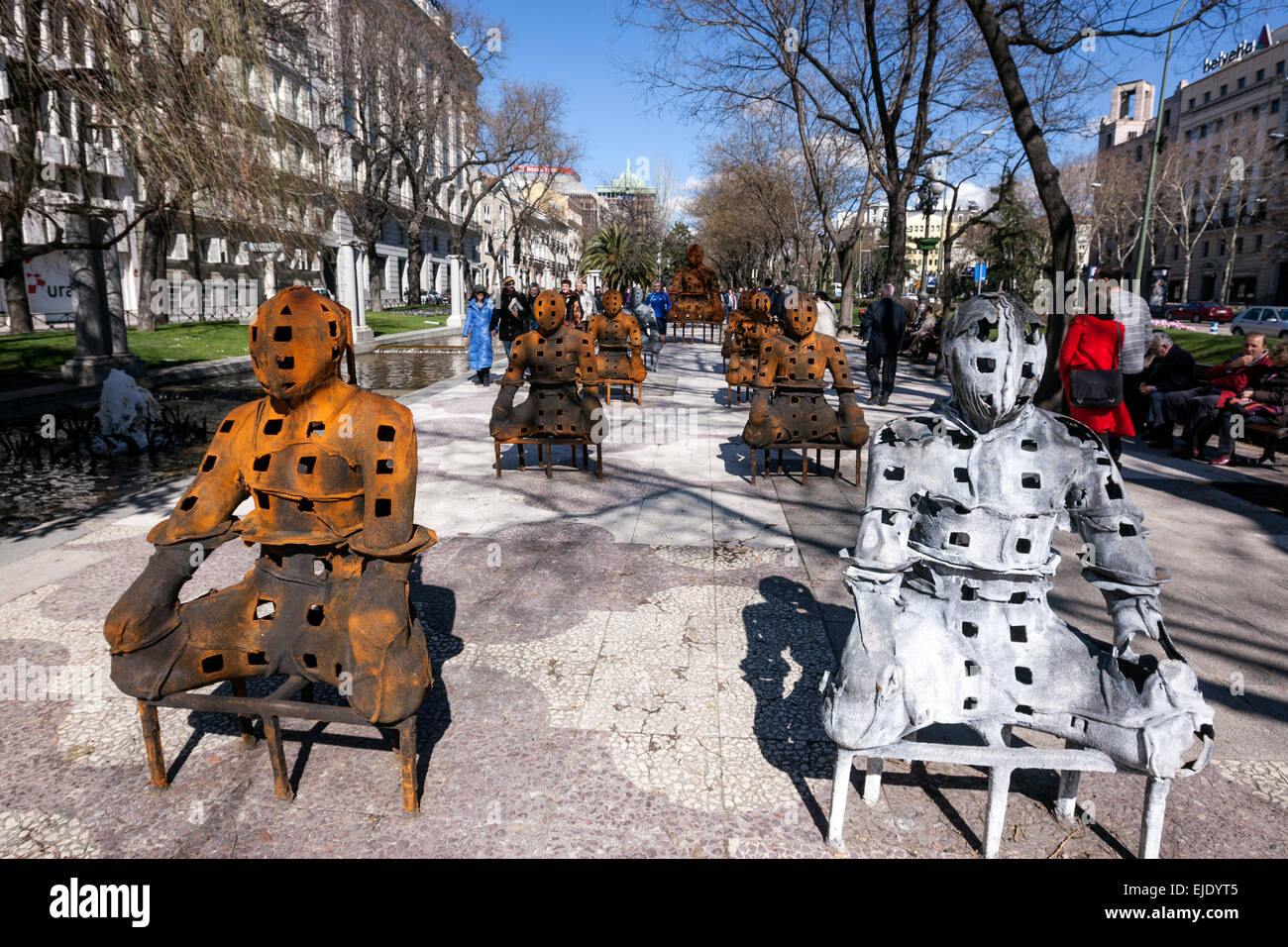 Scultures xavier mascaro recoletos hi-res stock photography and images ...