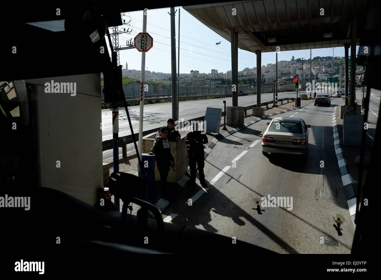 Car driving through barrier hi-res stock photography and images - Alamy