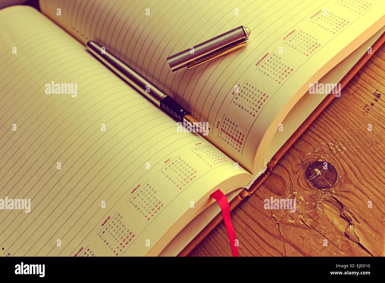 Vintage journal hi-res stock photography and images - Alamy