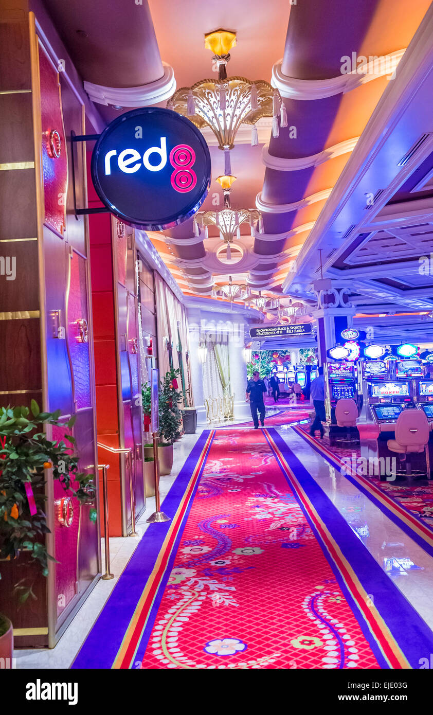 The interior of Wynn Hotel and casino in Las Vegas Stock Photo - Alamy