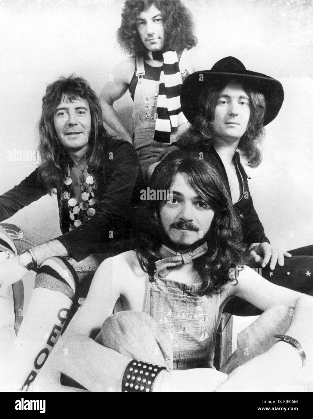 GEORDIE Promotional photo of English glam-rock group about 1973 Stock ...