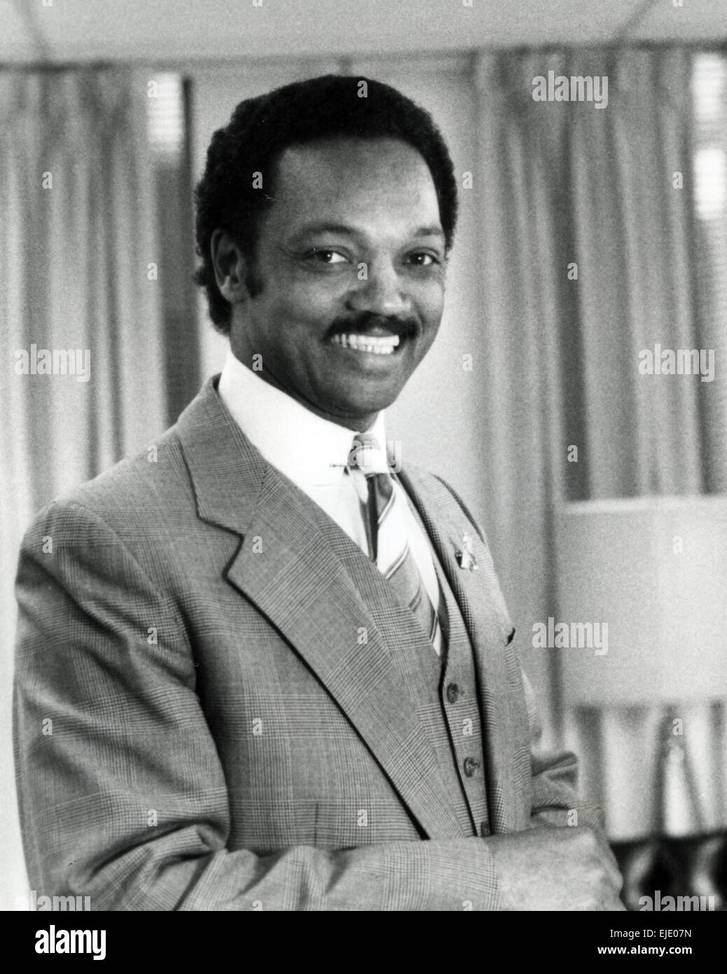 JESSE JACKSON US civil rights activist in 1984 Stock Photo - Alamy