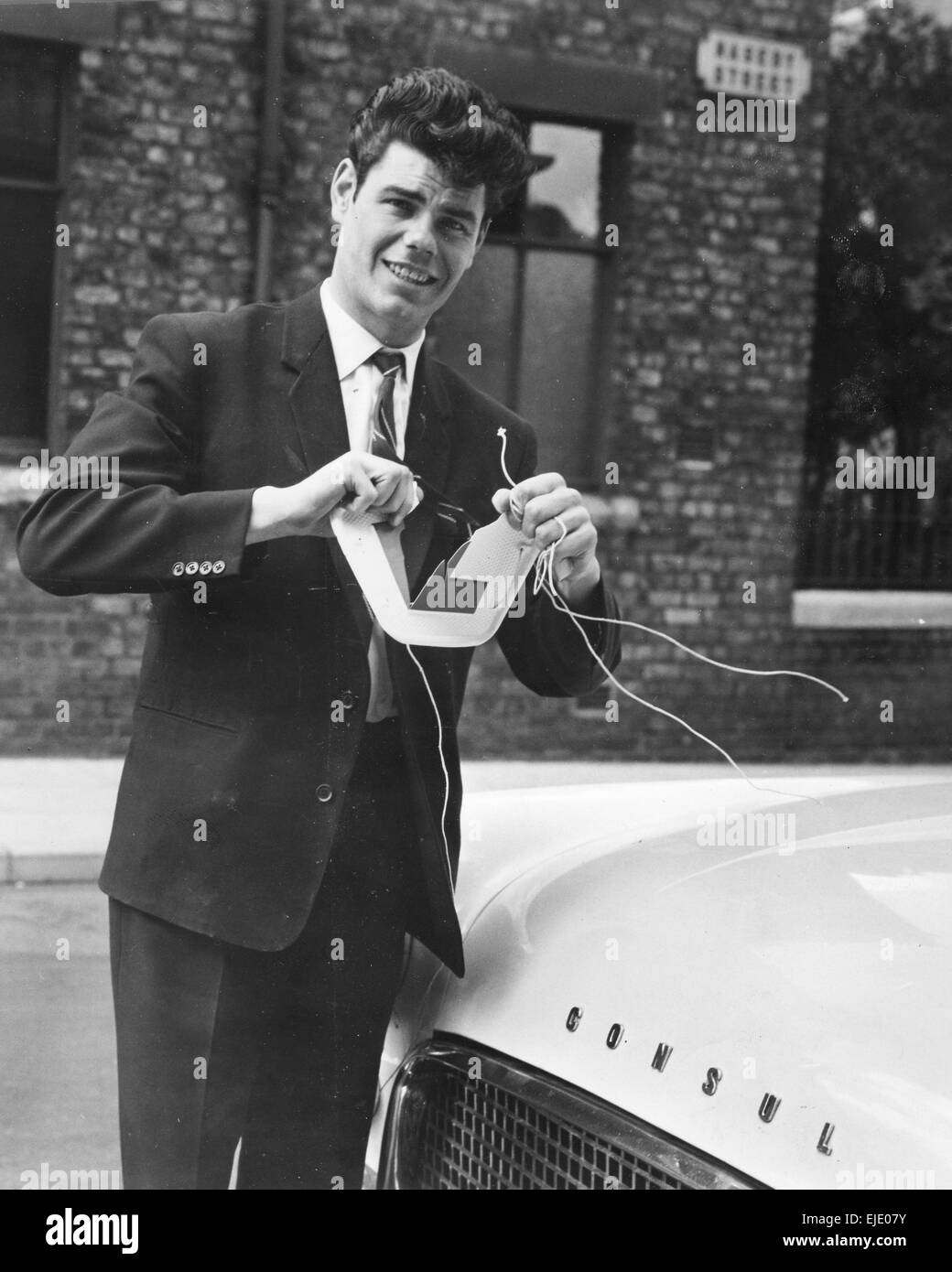 JOHNNY GENTLE (1936-2024) English pop singer about 1960 after passing ...