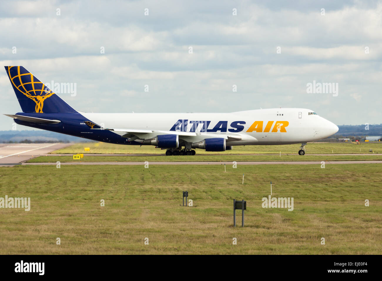 Atlas Air 747 Cargo Stock Photo - Alamy