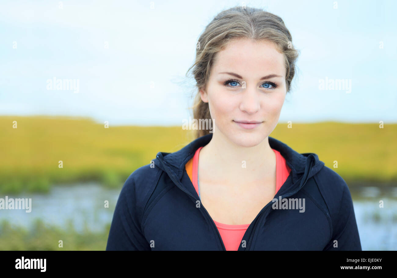 Portrait nice pretty lady hi-res stock photography and images - Alamy