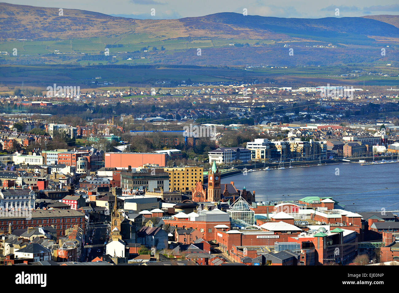 Foyle cityscape skyline hi-res stock photography and images - Alamy