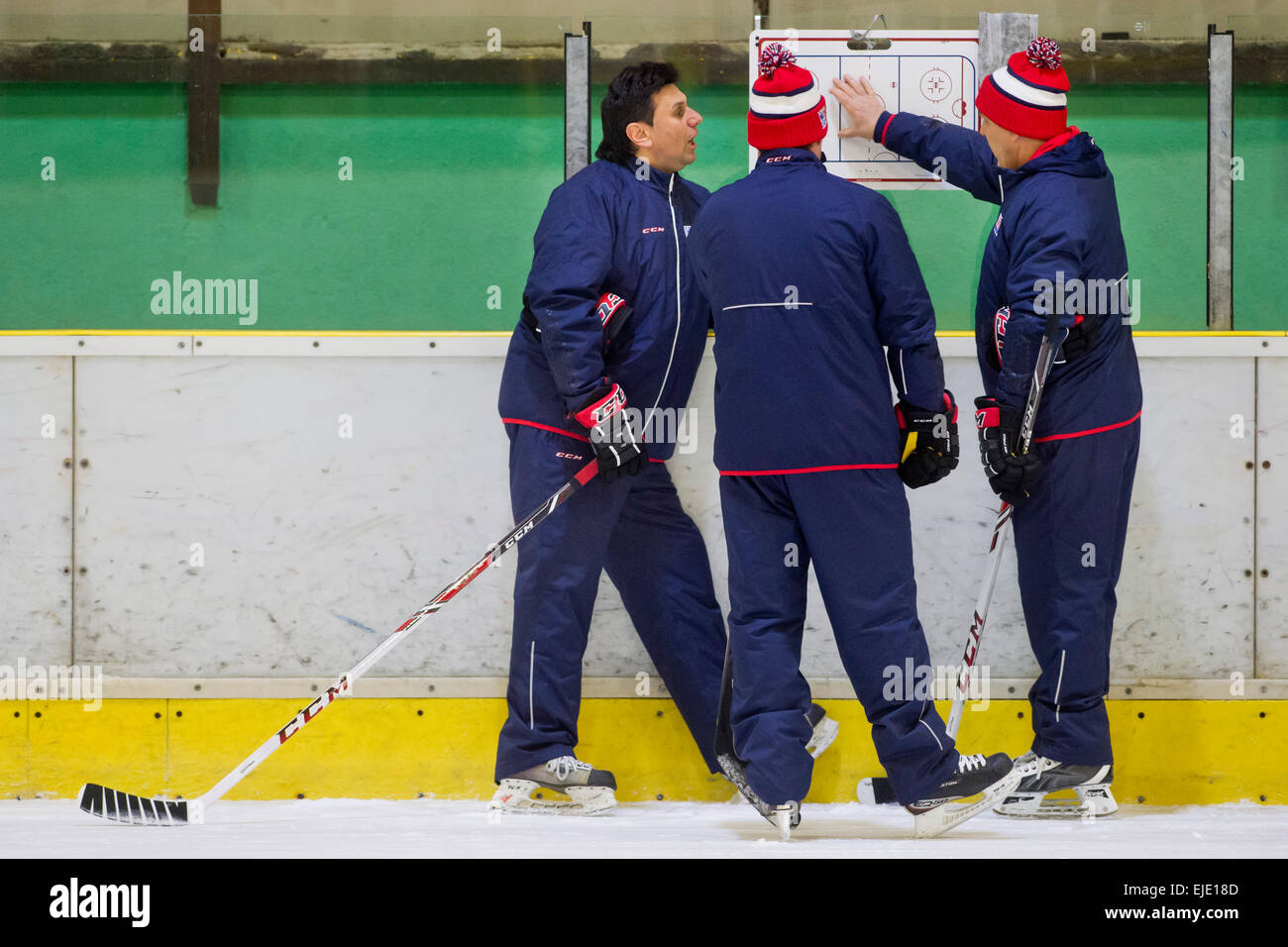 Velke Popovice, Czech Republic. 24th Mar, 2015. Coach Vladimir Ruzicka ...