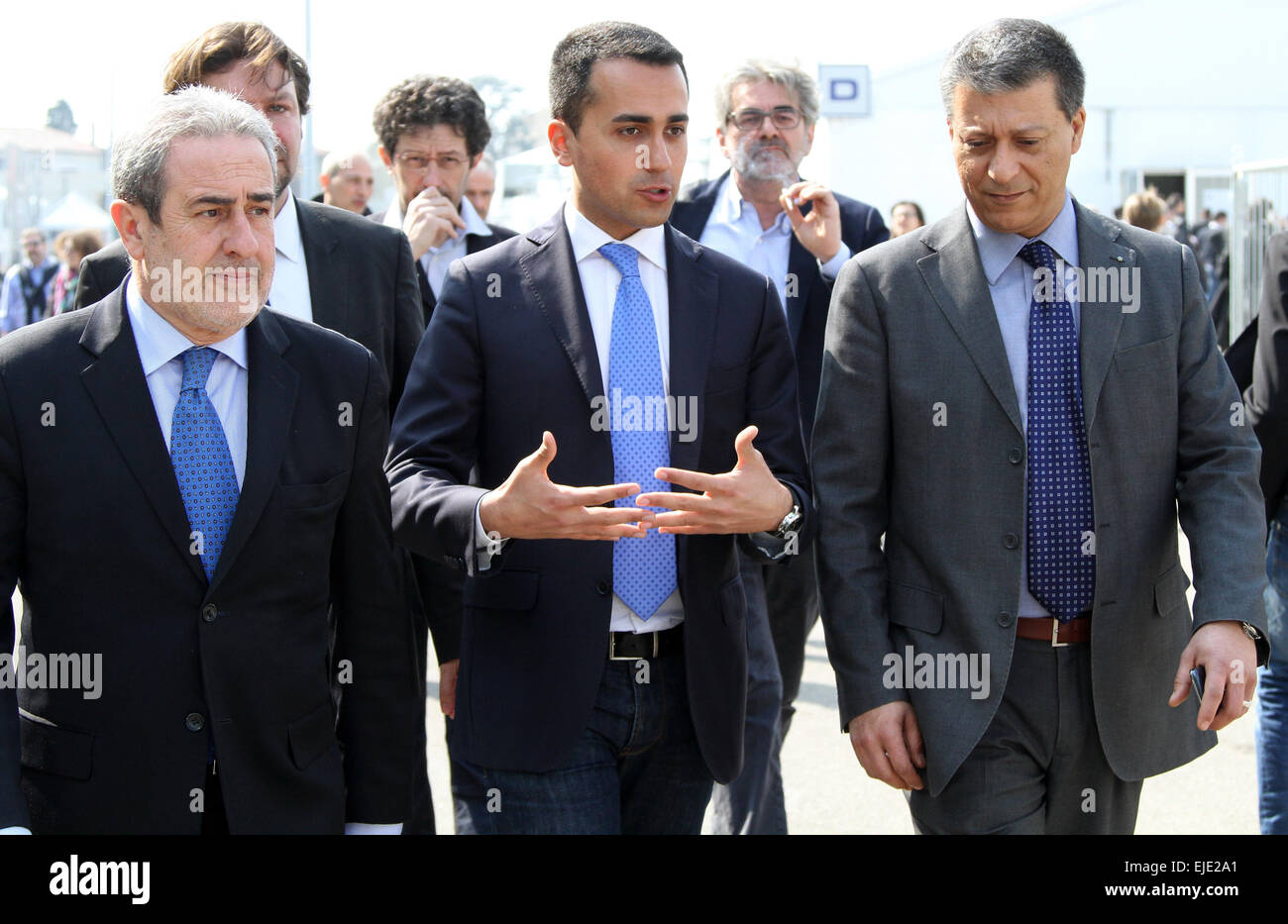 Verona, Italy. 23rd March, 2015. The italian Vice-president of the ...