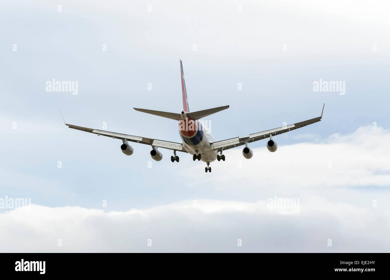 Airplane -Iliushin IL-96-300-, of -Cubana Airlines- airline, landing on ...