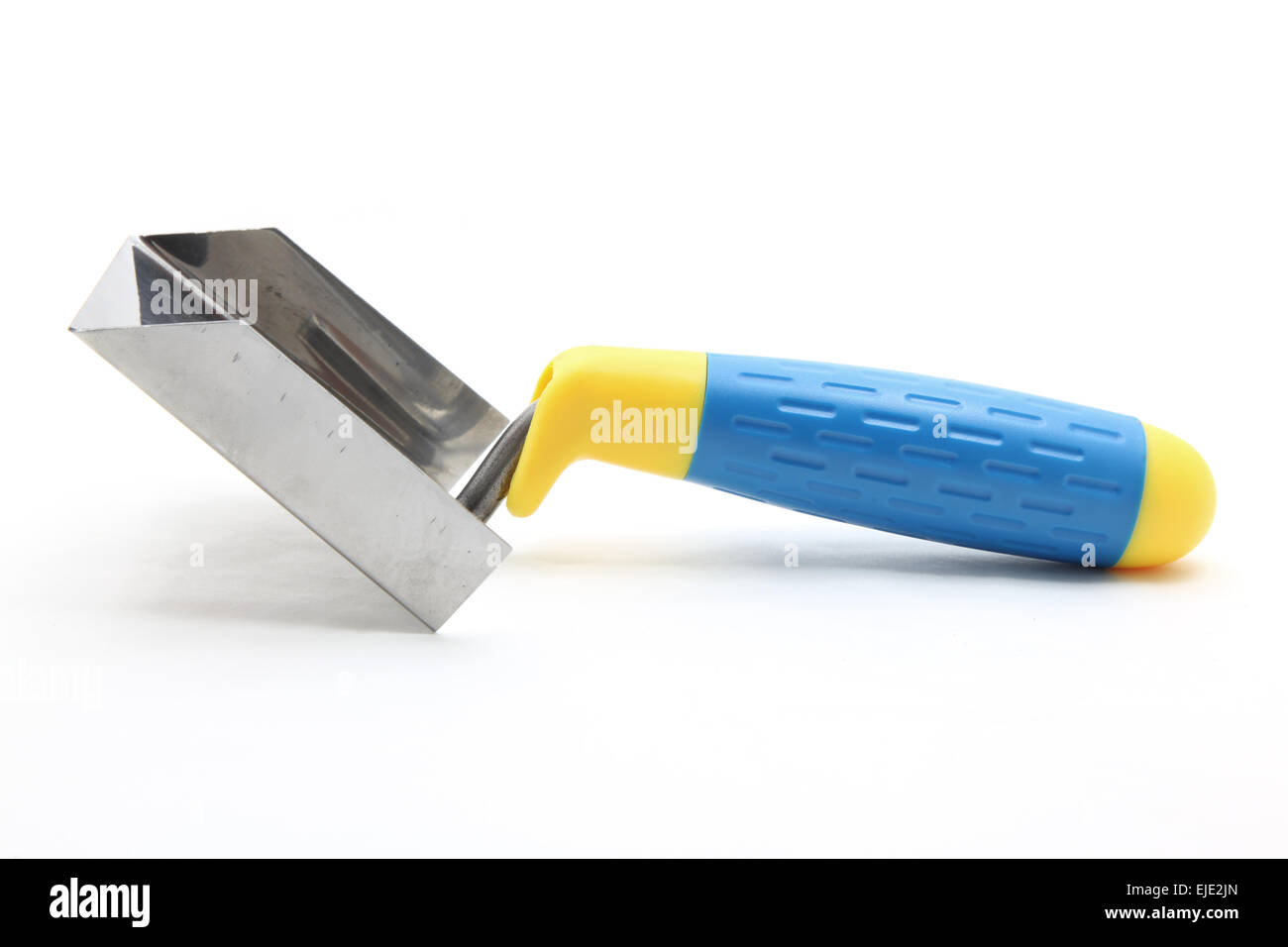 perspective of lute trowel, construction tool or equipment, isolated on ...