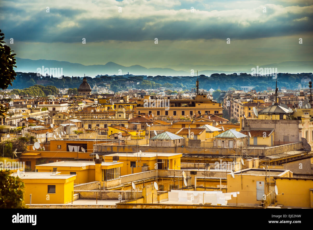 Cityscape of Rome Stock Photo - Alamy