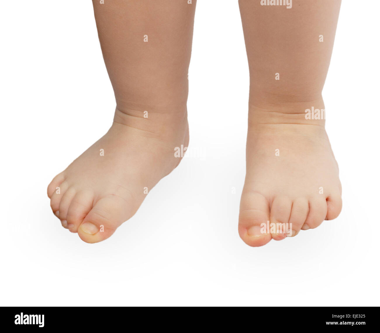 Close up of baby feet isolated on white background Stock Photo - Alamy