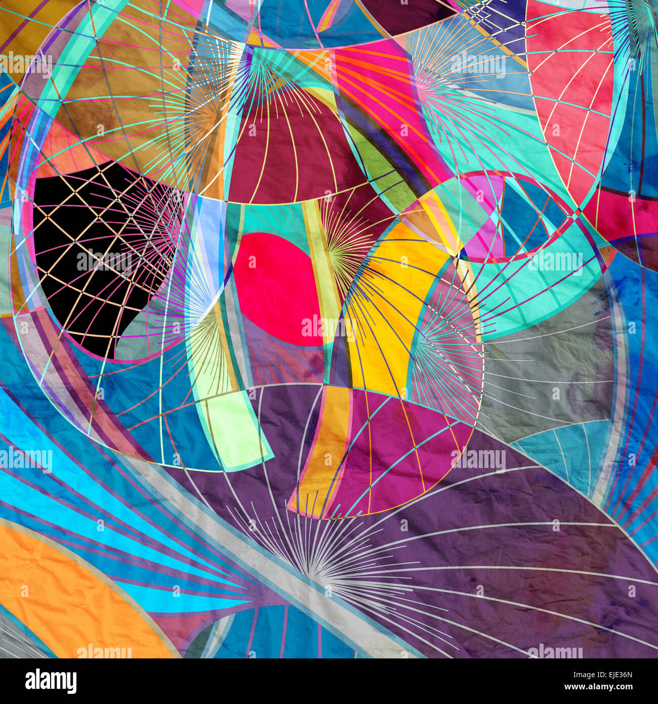 graphic a abstract background with different elements Stock Photo - Alamy