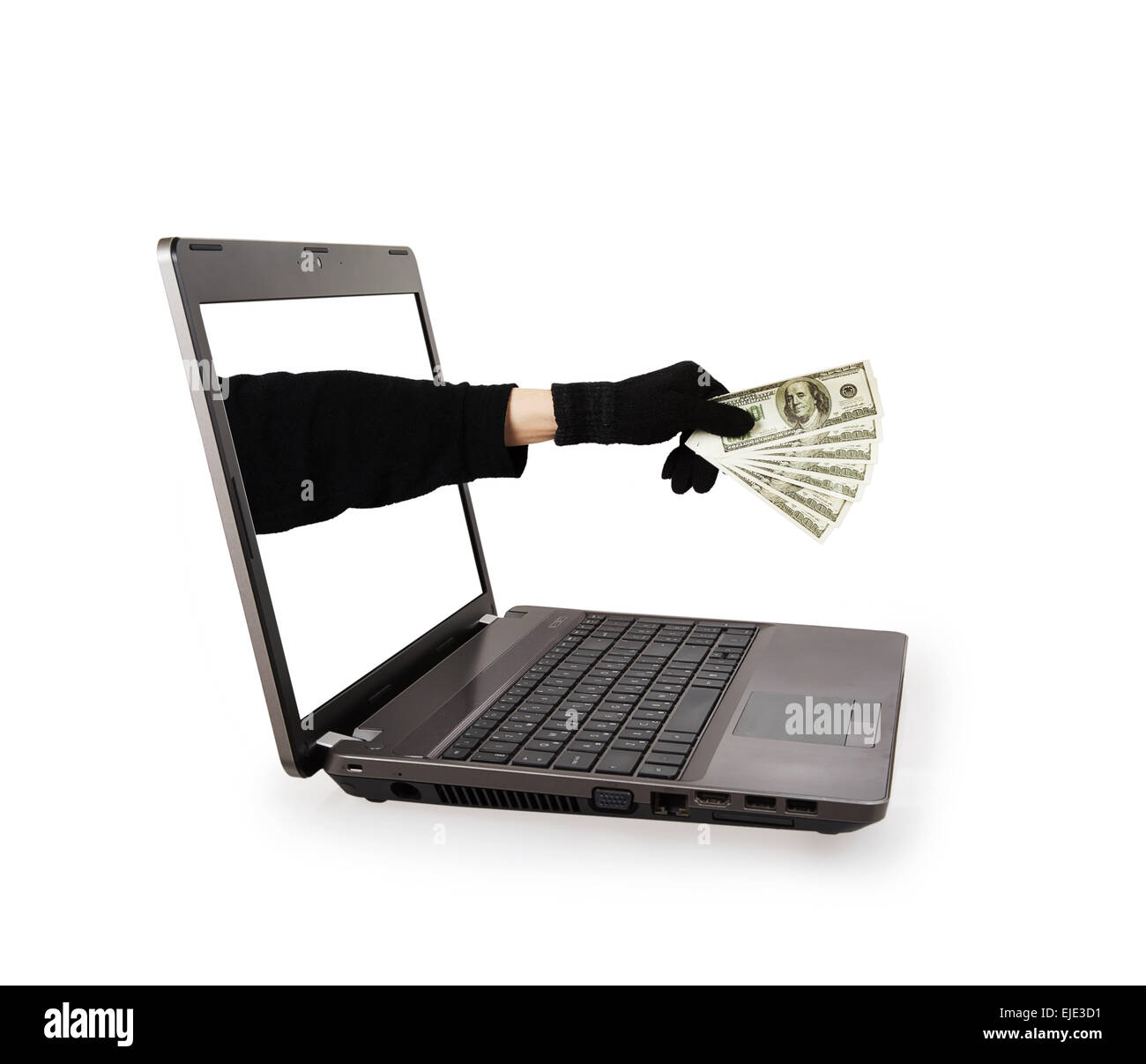 Laptop theft Cut Out Stock Images & Pictures - Alamy