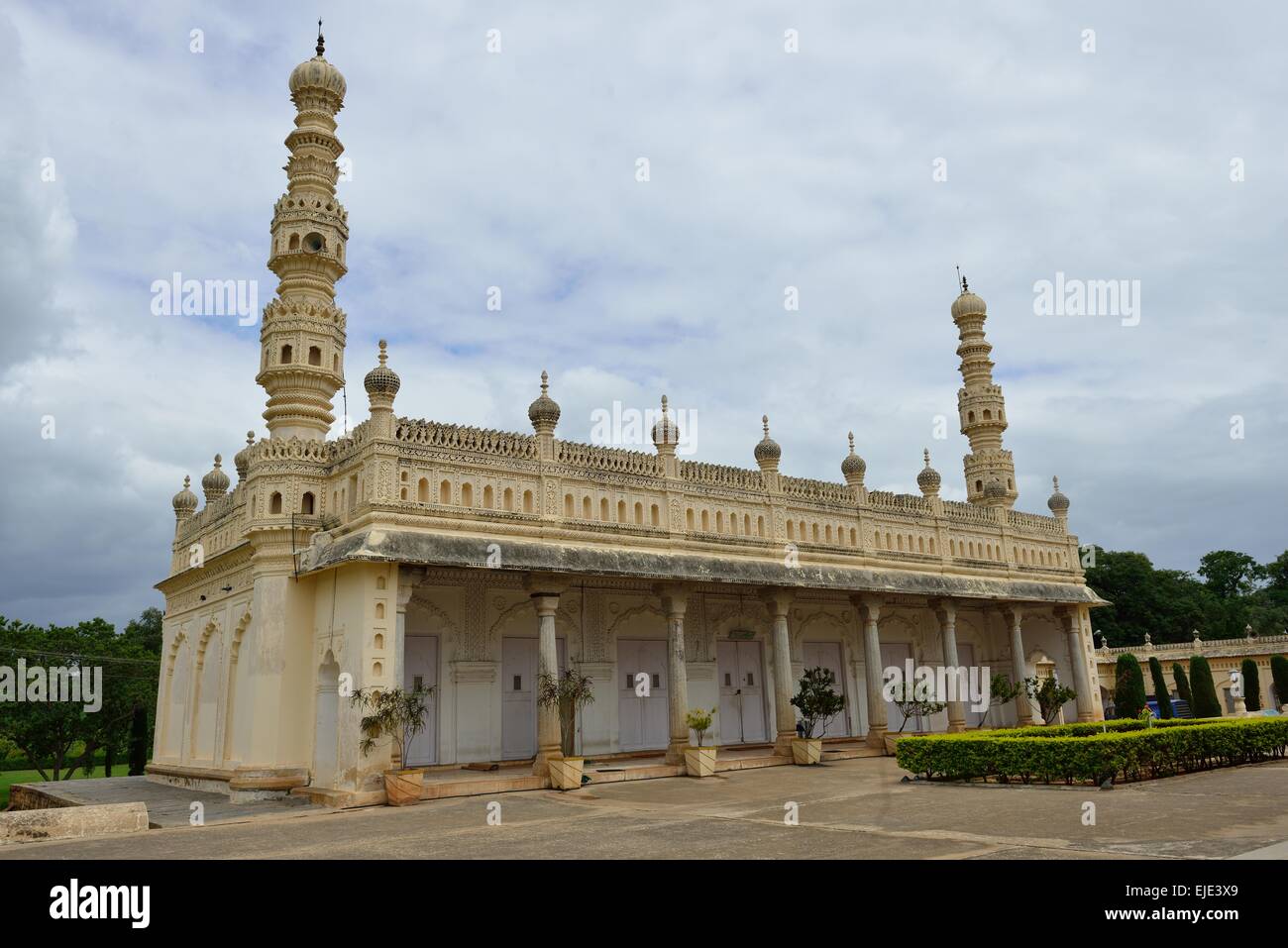 Tipu Sultan's Summer Palace in Srirangapatna, Karnataka, India Stock ...