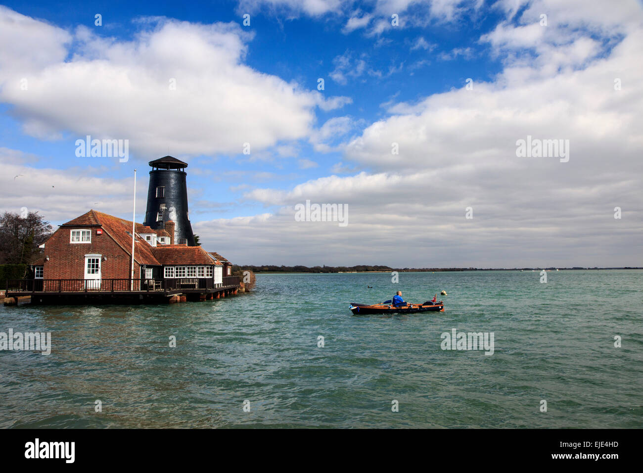 Langstone Mill and Harbour Stock Photo - Alamy