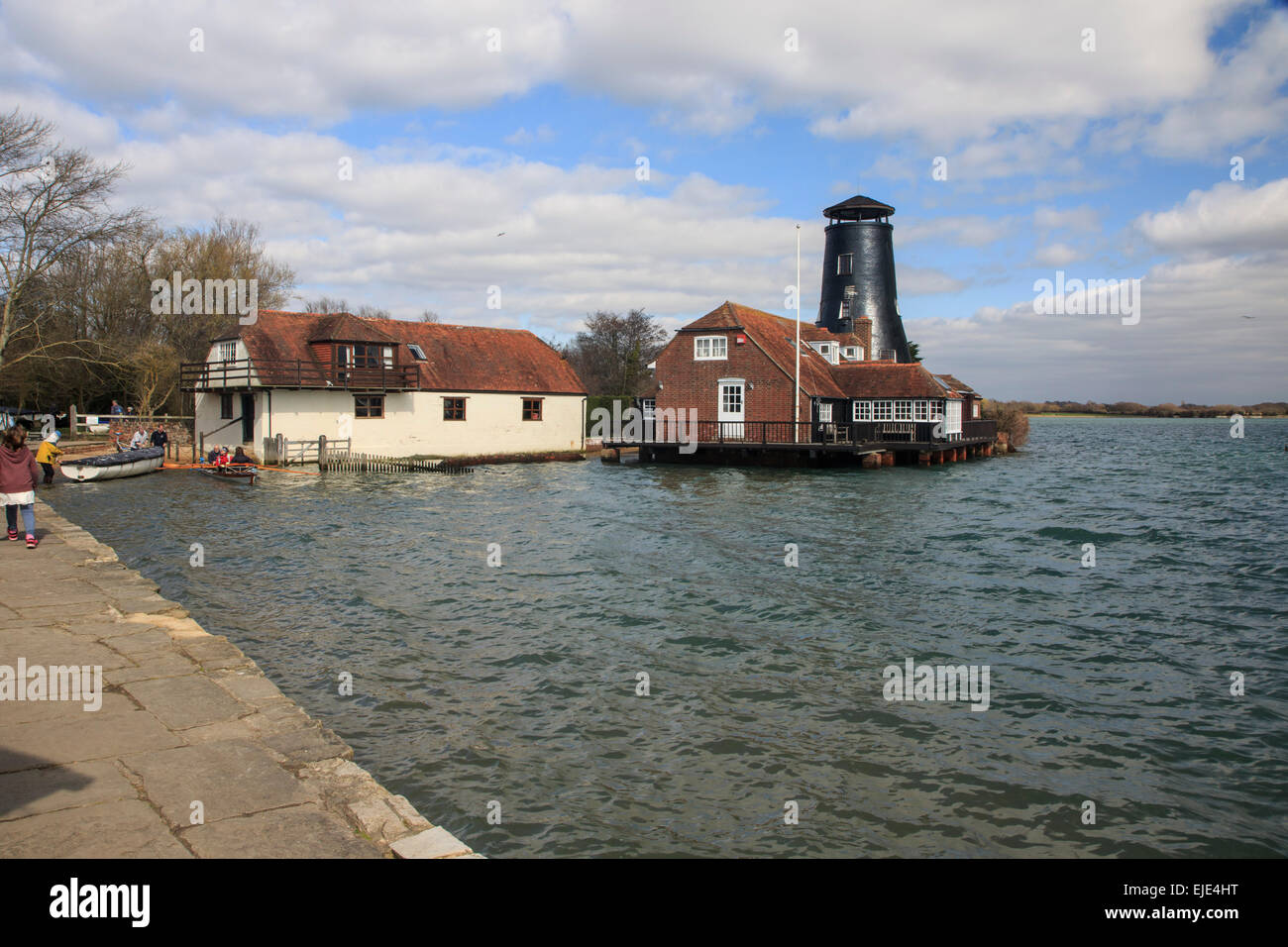 Langstone Mill and Harbour Stock Photo - Alamy