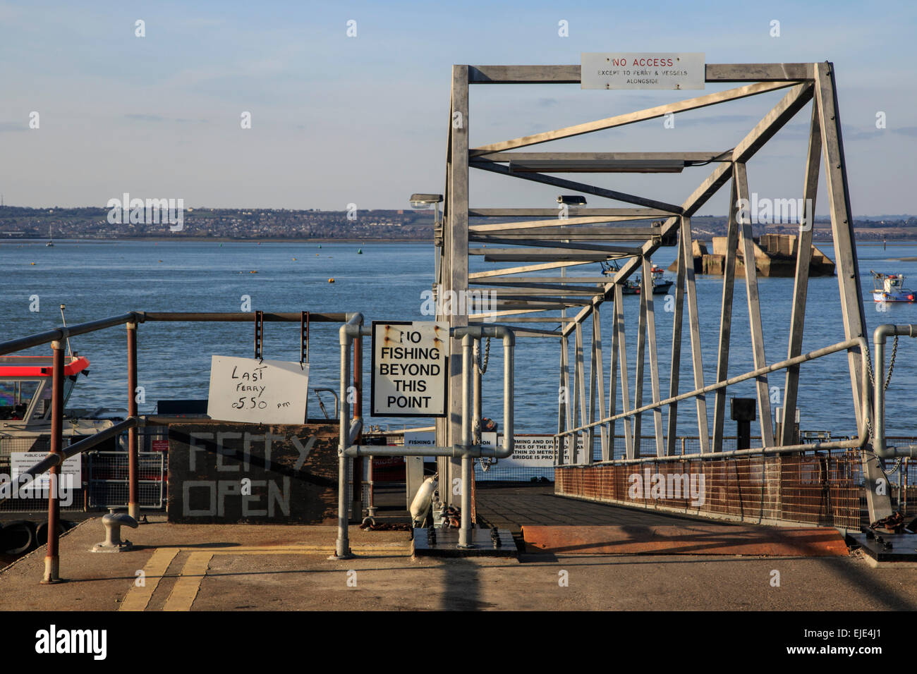 The Hayling Ferry Langstone Ferry Portsmouth Hampshire Stock Photo - Alamy