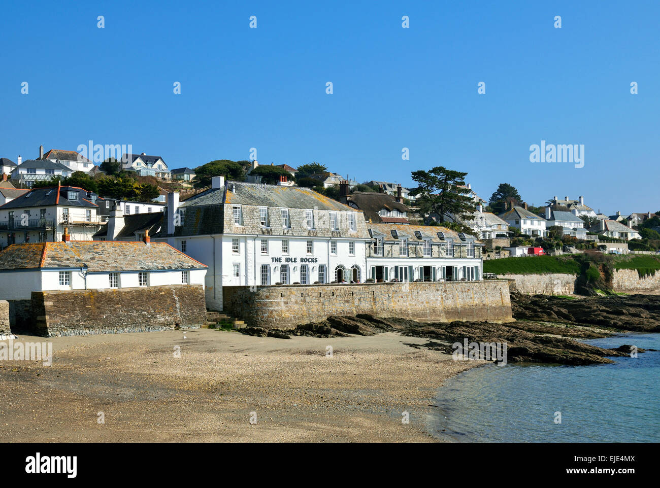 The Idle Rocks hotel in St.Mawes, Cornwall, UK Stock Photo - Alamy