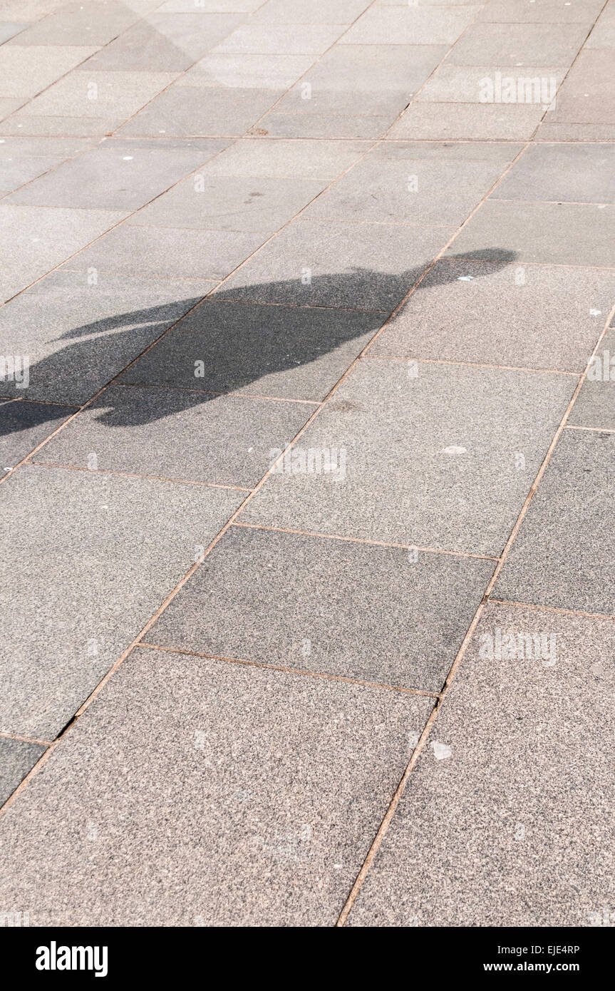 Shadow lines on footpath hi-res stock photography and images - Alamy