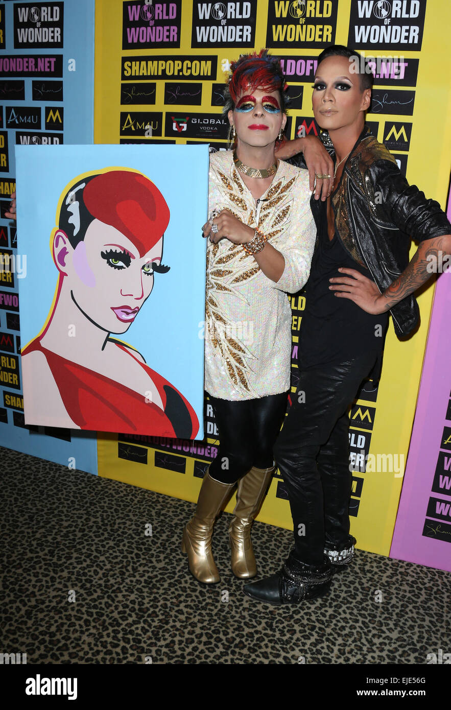 Digital pop artist Sham Ibrahim's exhibition opening at World of Wonder ...