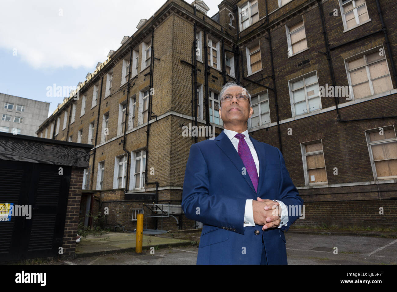 London, UK. 23rd Mar 2015. Mayor of Tower Hamlets, Lutfur Rahman visits ...