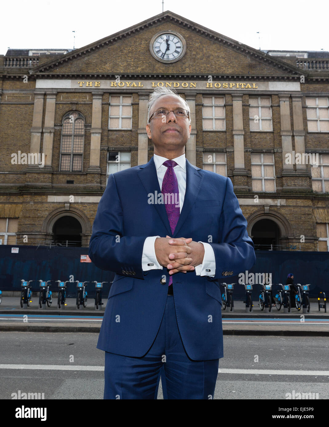 London, UK. 23rd Mar 2015. Mayor of Tower Hamlets, Lutfur Rahman visits ...