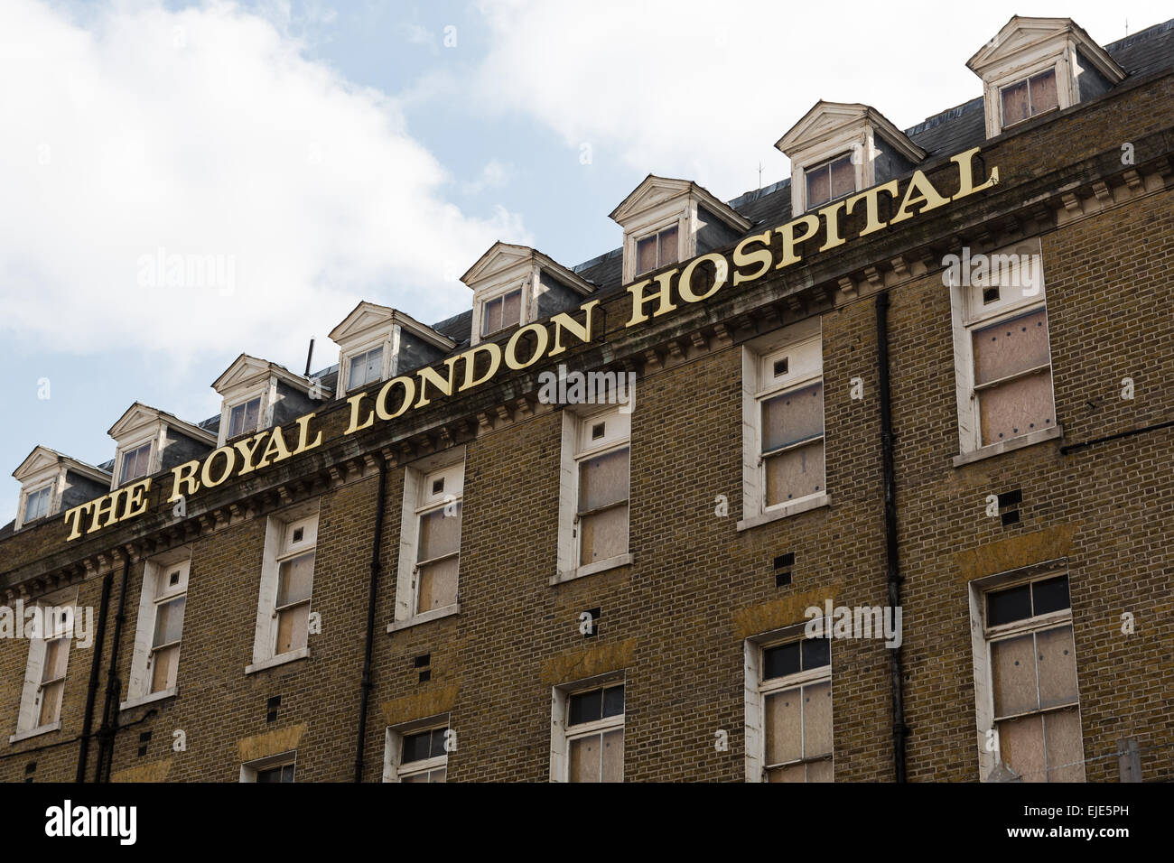London, UK. 23rd Mar 2015. Exterior of the Royal London Hospital in ...