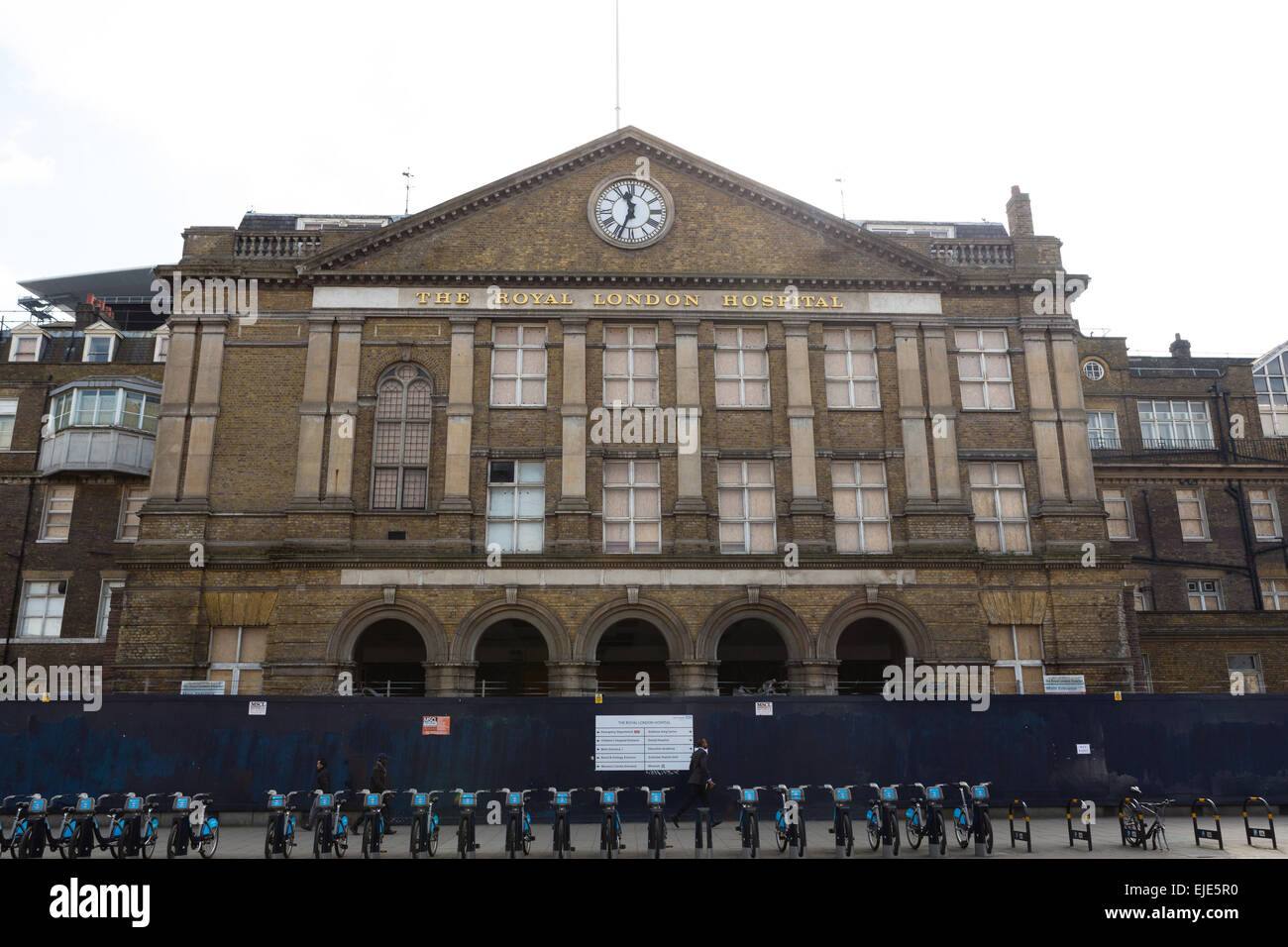 London, UK. 23rd Mar 2015. Exterior of the Royal London Hospital in ...