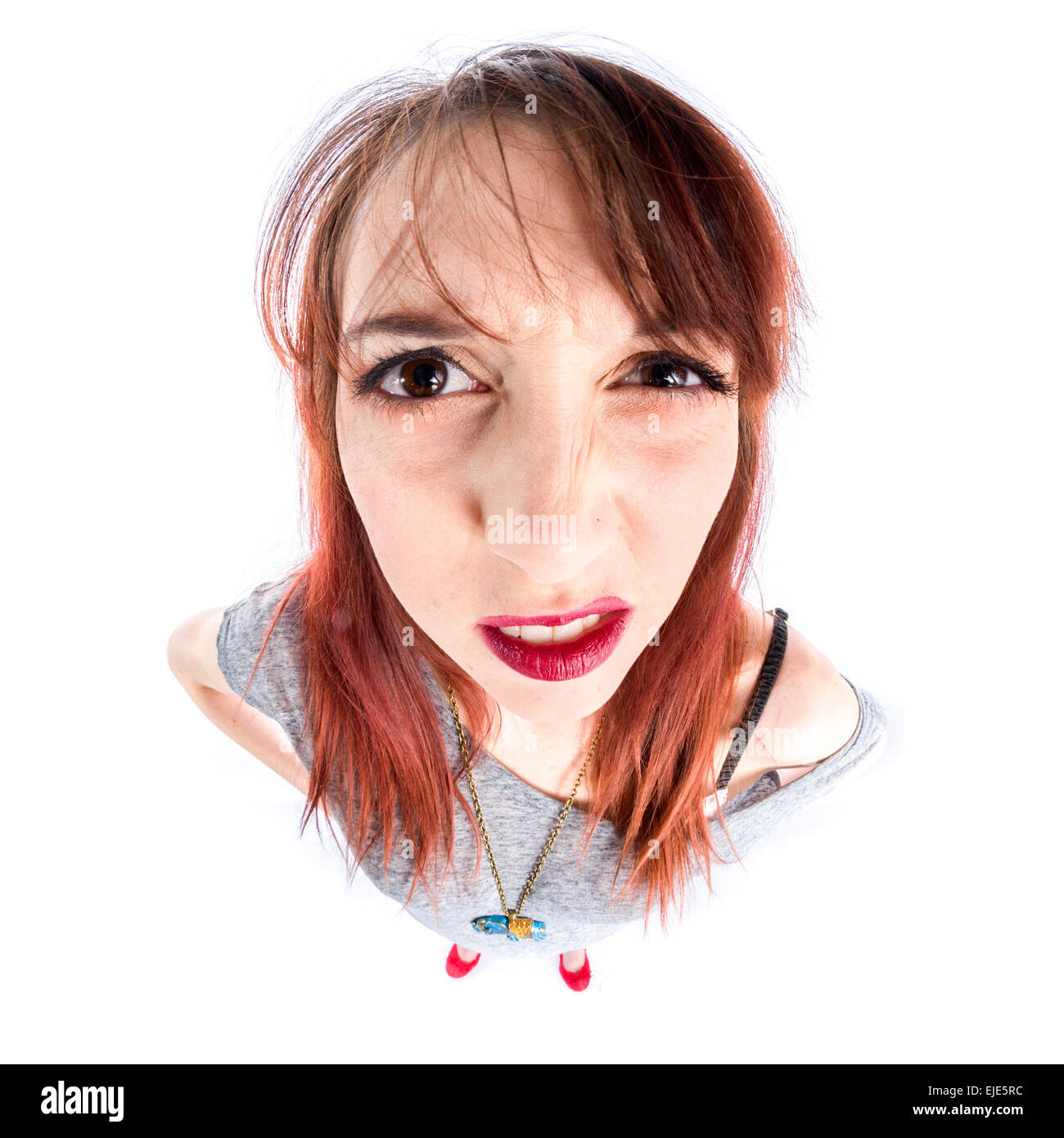 Distorted face hi-res stock photography and images - Alamy
