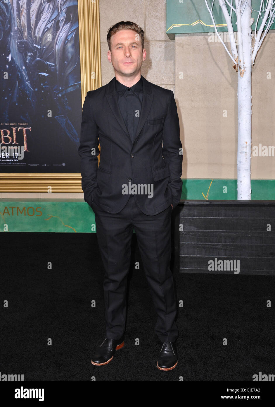 LOS ANGELES, CA - DECEMBER 9, 2014: Dean O'Gorman at the Los Angeles ...