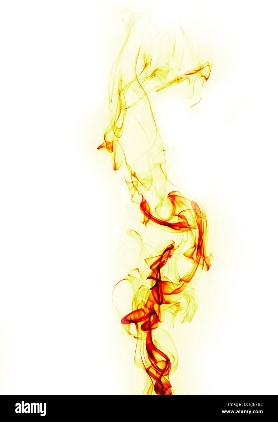abstract fire flame on white background Stock Photo - Alamy