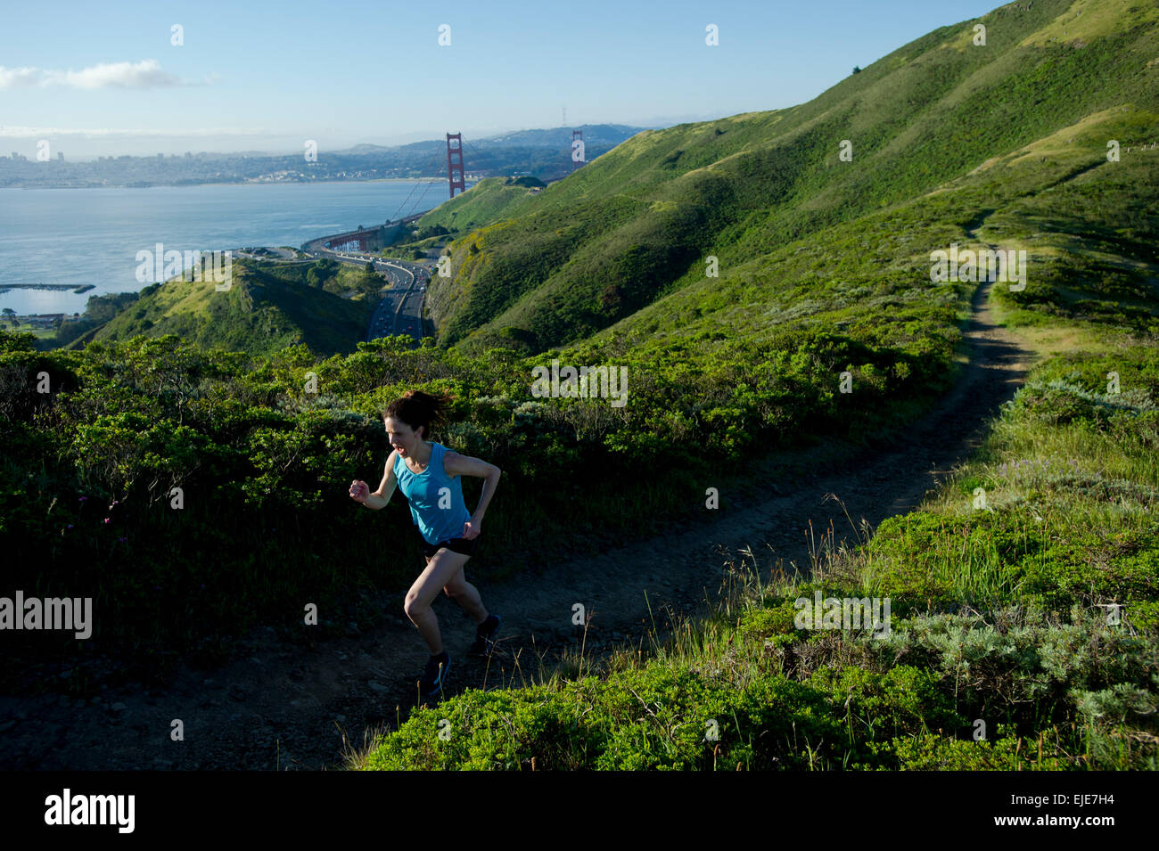 Running in California Stock Photo - Alamy