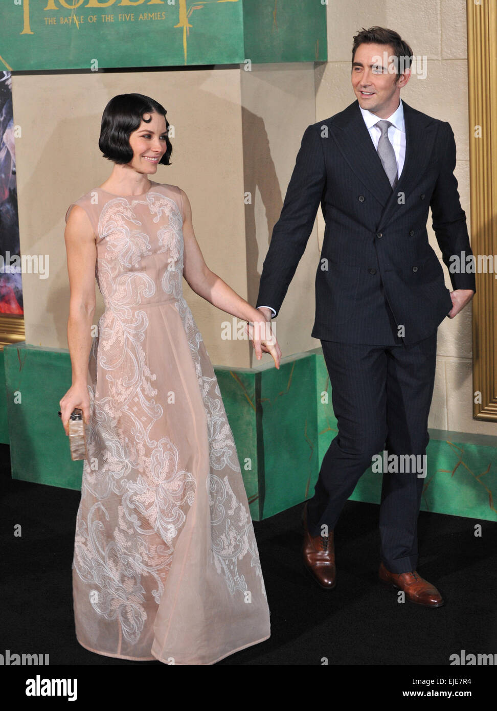 Evangeline lilly and lee pace hi-res stock photography and images - Alamy