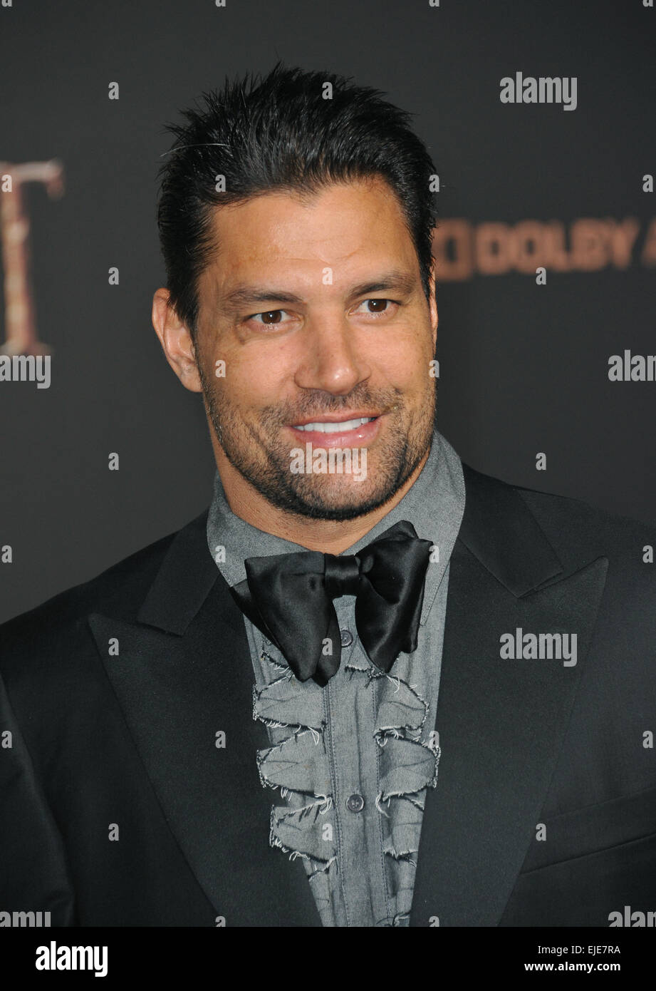 LOS ANGELES, CA - DECEMBER 9, 2014: Manu Bennett at the Los Angeles ...
