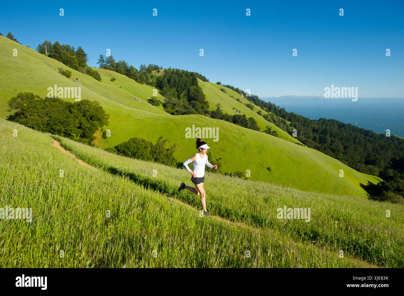 Running in California Stock Photo - Alamy