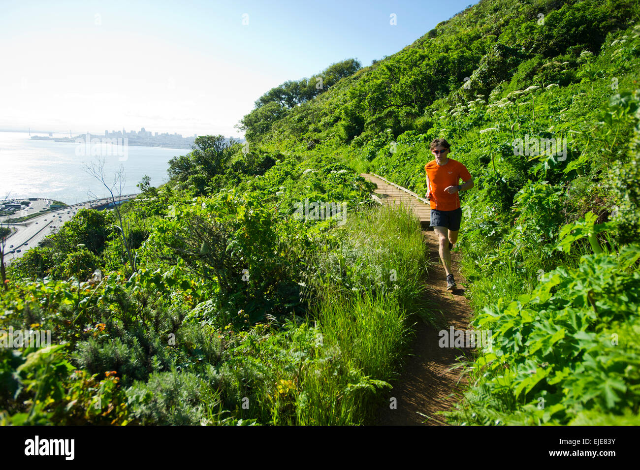 Running in California Stock Photo - Alamy