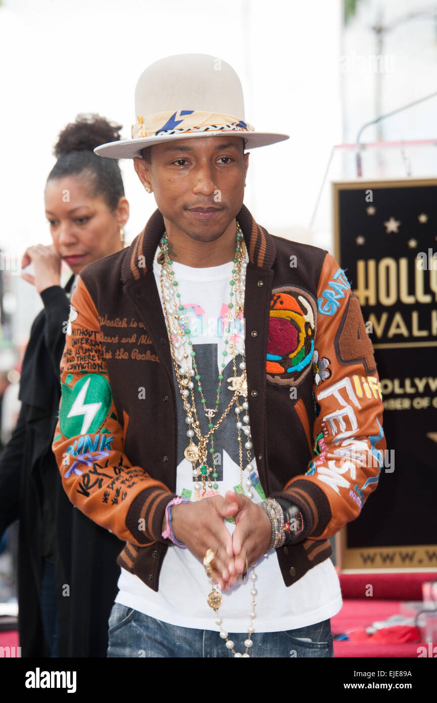 LOS ANGELES, CA - DECEMBER 4, 2014: Singer/songwriter Pharrell Williams ...