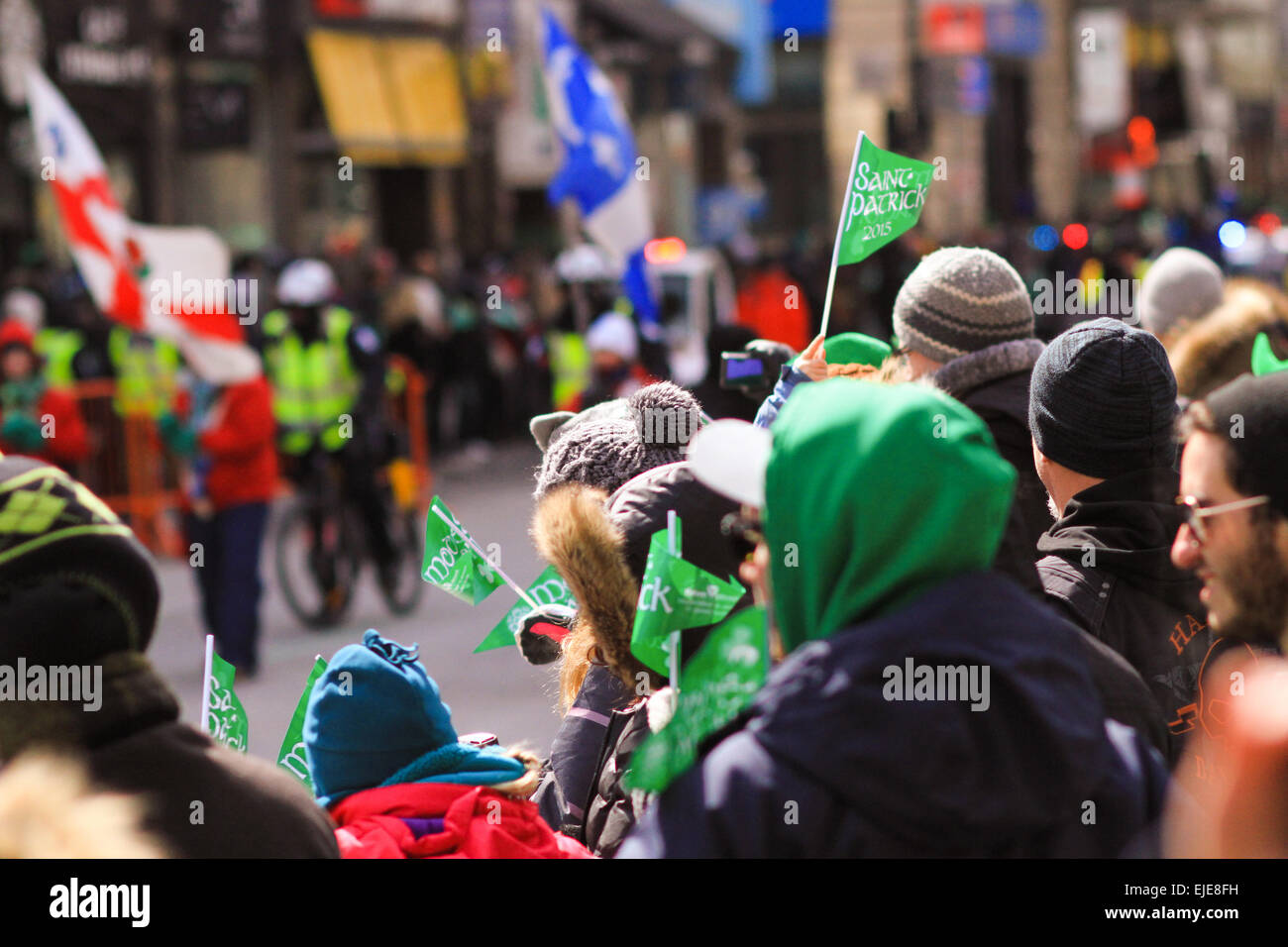 St Patricks Day Parade in Montreal, Quebec Stock Photo - Alamy