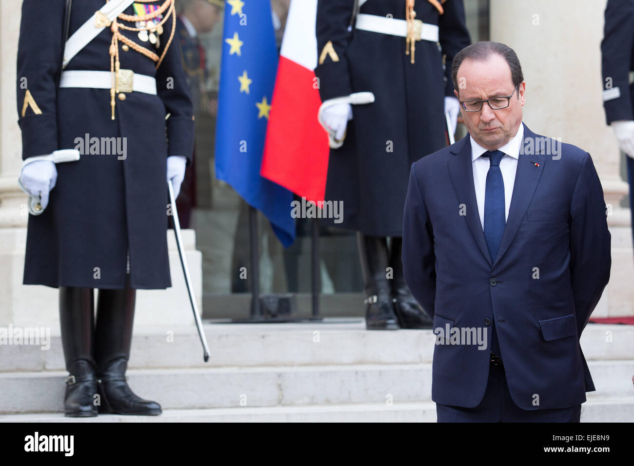 François hollande portrait 2015 hi-res stock photography and images - Alamy