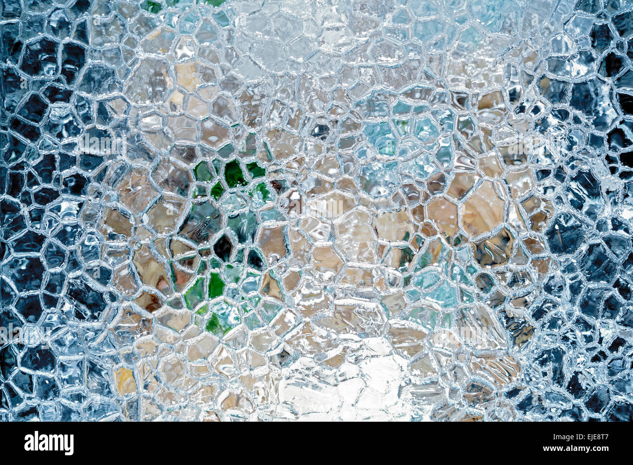 Cracking of ice texture using as background Stock Photo - Alamy