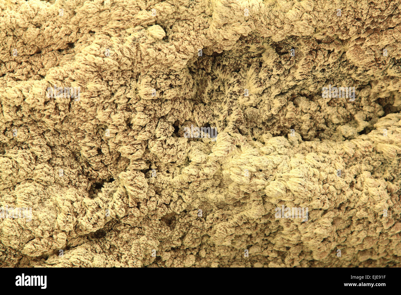 Sulfur Texture from Volcanic Crater using as background Stock Photo - Alamy