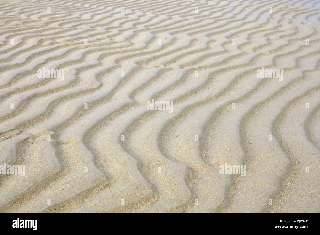 Pattern of sand beach ripple background Stock Photo - Alamy