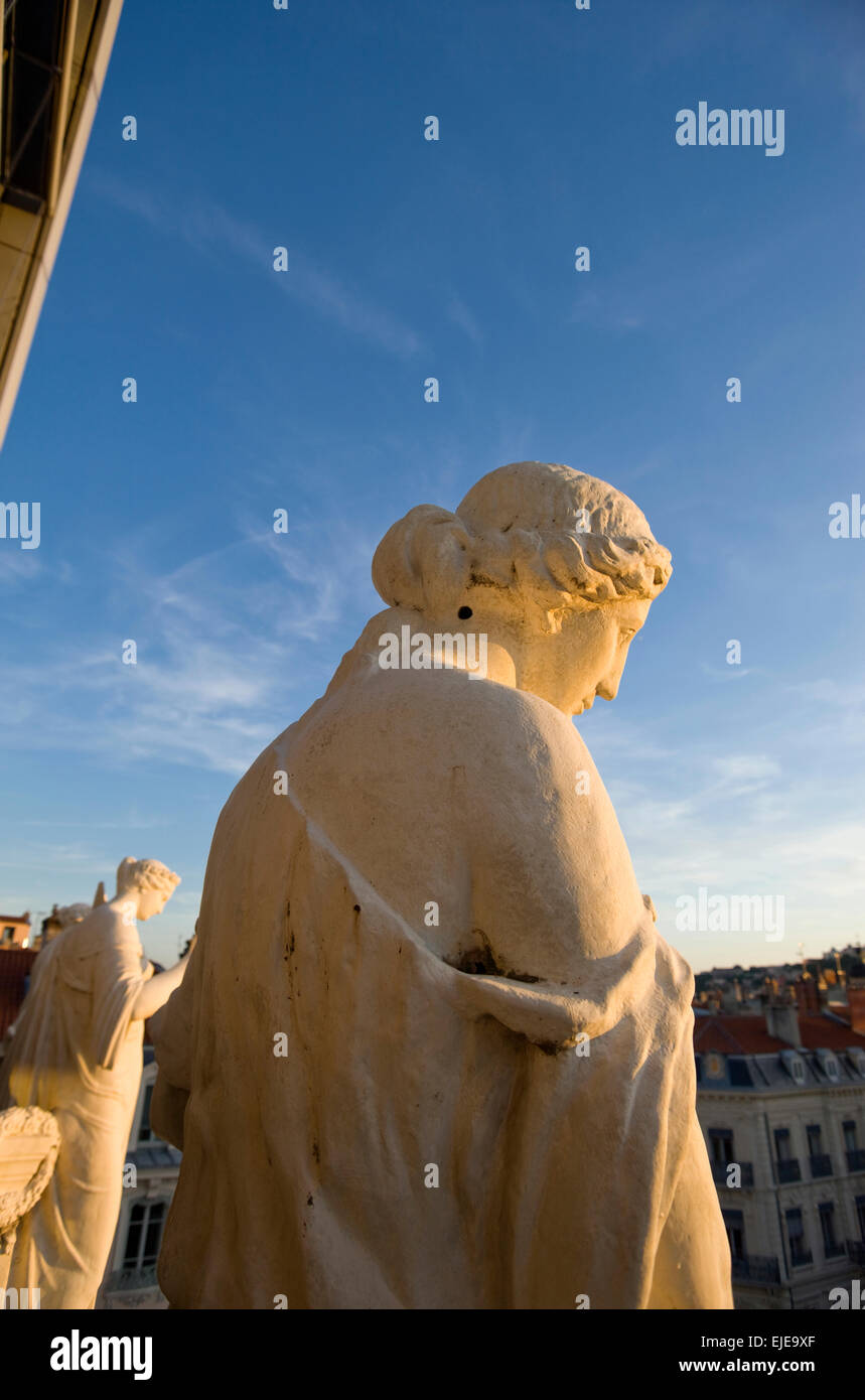 STATUES OF MUSES PERISTYLE CAFE MEZZANINE LEVEL NOUVEL OPERA HOUSE ...