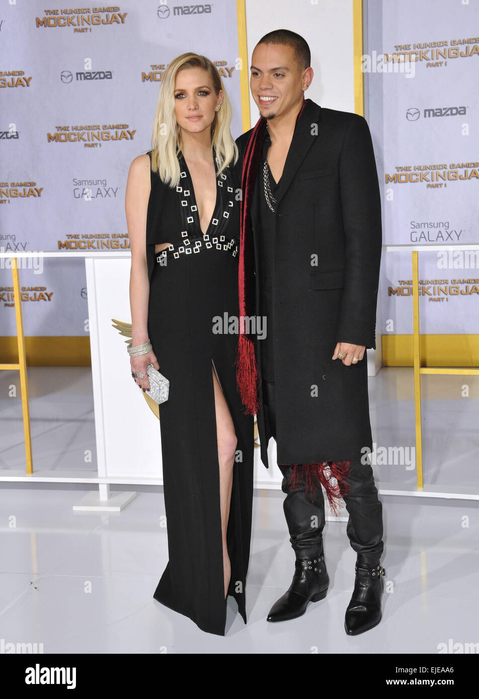 LOS ANGELES, CA - NOVEMBER 17, 2014: Evan Ross (son of Diana Ross ...