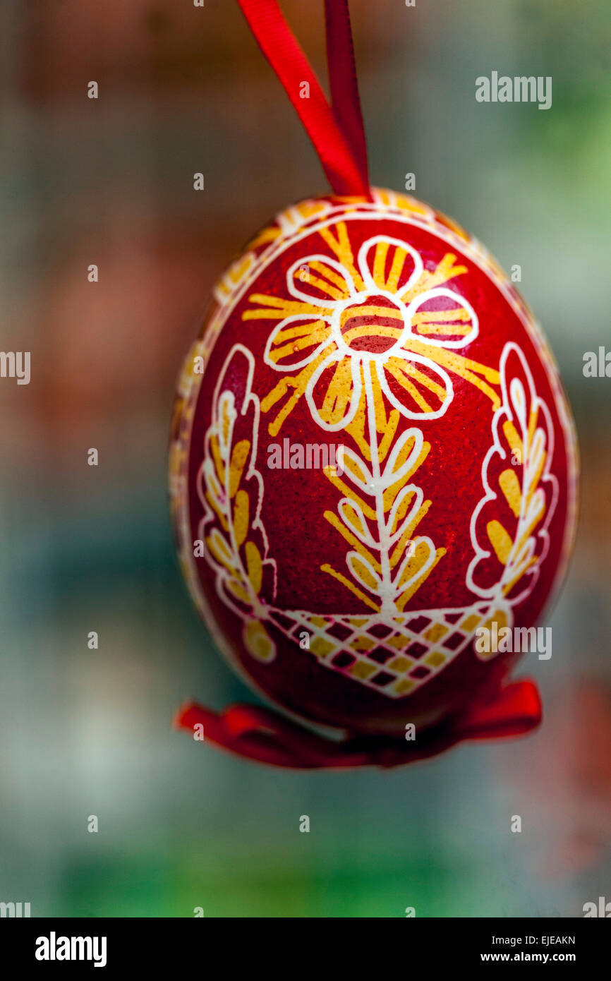 Traditional easter eggs, Prague Czech Republic, Europe Stock Photo - Alamy