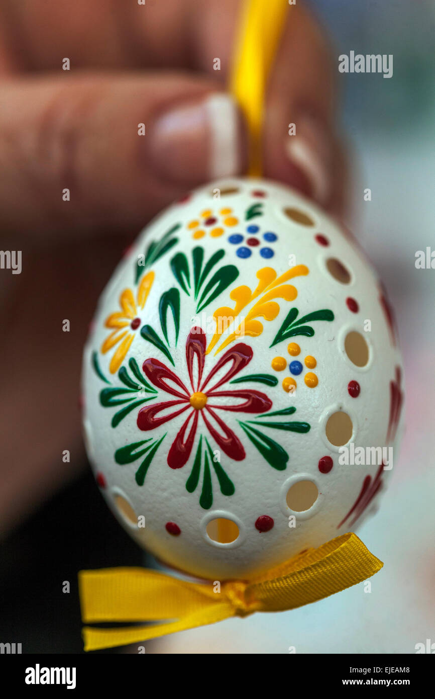 Traditional easter eggs, Prague Czech Republic, Europe Stock Photo - Alamy