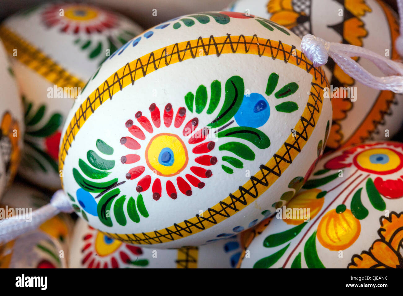 Traditional easter eggs, Prague Czech Republic, Europe Stock Photo - Alamy